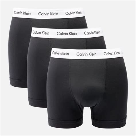 Calvin Klein 3 Pack Brushed Cotton Blend Jersey Boxer Briefs S Coggles