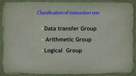 Instruction Set And Assembly Language Programming Ppt