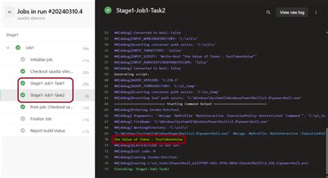 how to pass values between tasks in a pipeline using tvariable