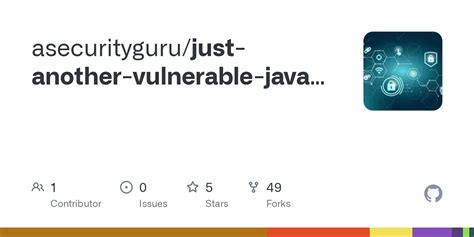 GitHub Asecurityguru Just Another Vulnerable Java Application