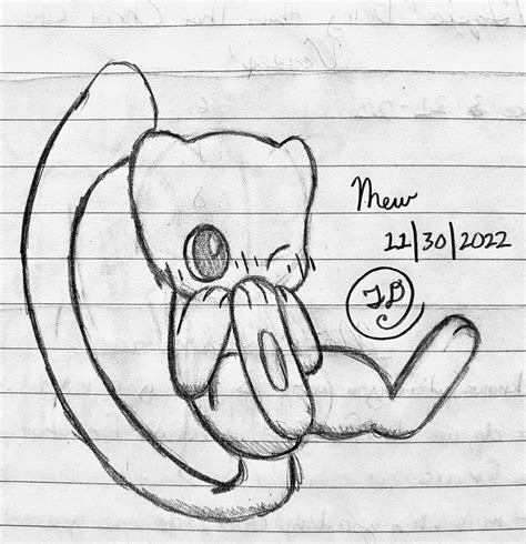 Mew Sketch By Thederpiestcloud On Deviantart