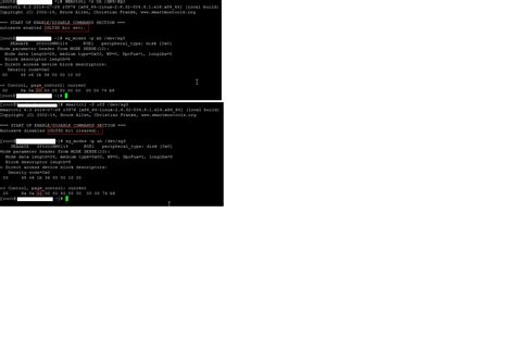 621 The Incorrect Smartctl Terminal Printout For Gltsd Bit