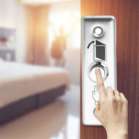 Stainless Steel Door Exit Push Release Button Swit Grandado