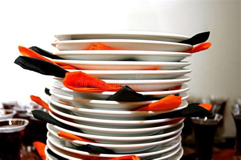 Stack Of Plates Stock Photo Image Of Plates Catering 1518606