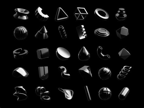 3d Geometry Abstract Shape Objects Ft Shape And Element Envato