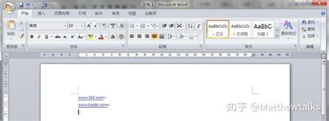 Word Hyperlink