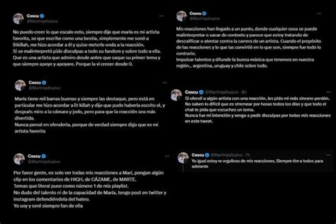 Coscu cuestionó a María Becerra por su nuevo tema y la respuesta fue