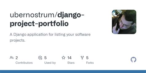 Github Ubernostrum Django Project Portfolio A Django Application For Listing Your Software