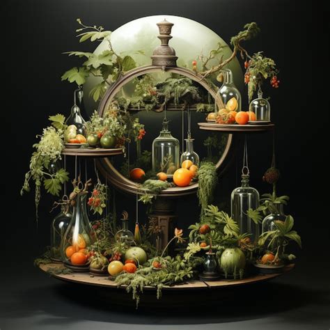 Premium Ai Image There Are Many Different Types Of Plants And Fruits