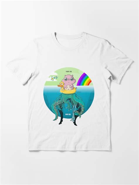 Frontend Vs Backend T Shirt For Sale By Bluecoders Redbubble