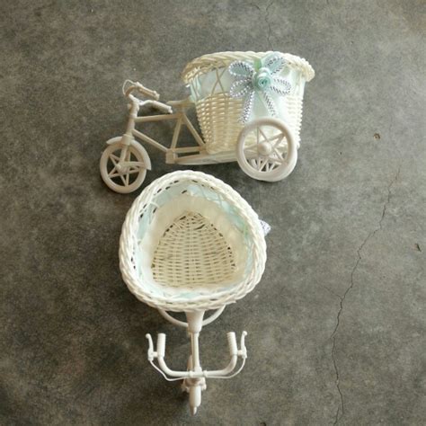 Artificial Tricycle Flower Basket Container Furniture And Home Living