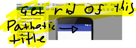 Android Removing Titlebar Stack Overflow