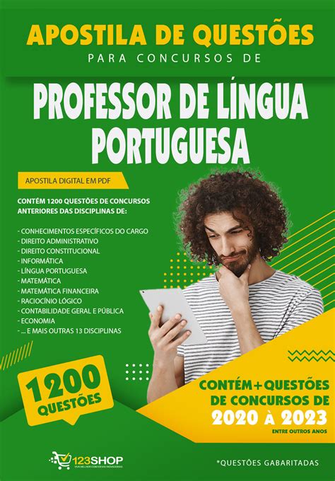 Apostila De Questões Para Concursos De Professor De Língua Portuguesa