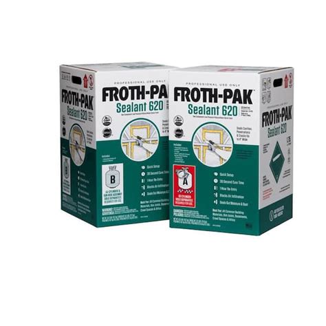 Froth Pak Low Gwp 620 Spray Foam Sealant Kit 12031908 The Home Depot
