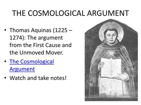 PPT The Cosmological And Teleological Arguments PowerPoint