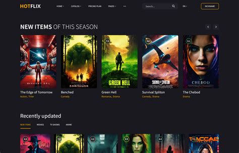 HotFlix Online Movies TV Shows Cinema HTML Template