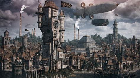 Steampunk Landscape Wallpapers Top Free Steampunk Landscape