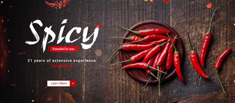 칠리 파우더 스파이스 말린 레드 식품 허브 Huayuan