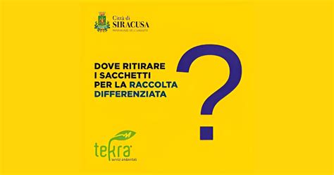Dove Ritirare I Sacchetti Per La Raccolta Differenziata Comune Di