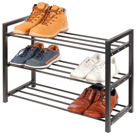 Metalowa Półka Stojak Regał Szafka Na Buty Obuwie Metalowa Czarna Loft