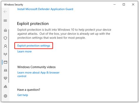 What Is Exploit Protection How To Enable It On Windows 1011 Minitool
