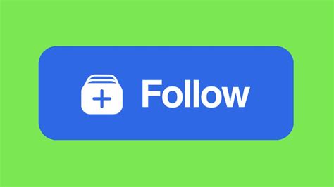 Facebook Follow Button Social Media Animation Green Screen 4K Free