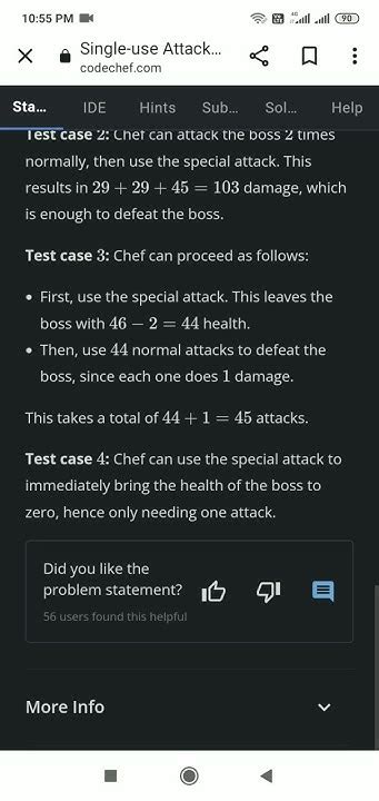 Single Use Attack Codechef Solutionyoutubeshortsviralshortjava