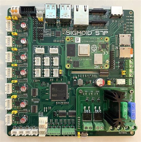 Sigmoid S7P 3D Printer Board Raspberry Pi PCIe Database