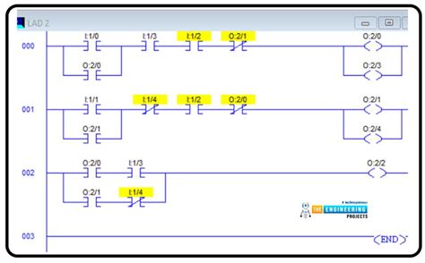 Automatic Garage Door With Plc Ladder Logic The Engineering Projects