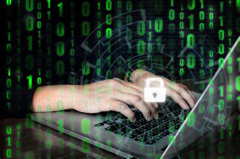 Business Man With Internet Network Security Technology Computer Online