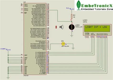 Ldr Sensor Interfacing With Lpc2148 Tutorial