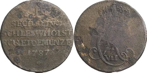 Schleswig Holstein Königliche Linie Sechsling Christian VII 1766
