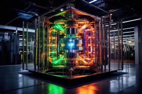 Premium Photo Photo Of A Quantum Computer In A Hightech Lab Generative Ai