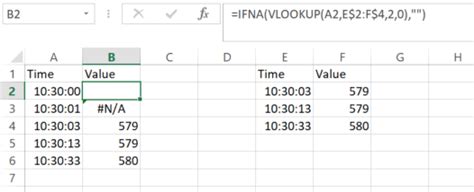Microsoft Excel Comparing Time Only In Two Columns And Returning
