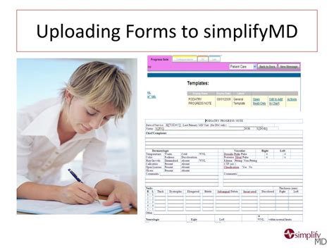 ppt uploading creating and modifying forms in simplifymd powerpoint