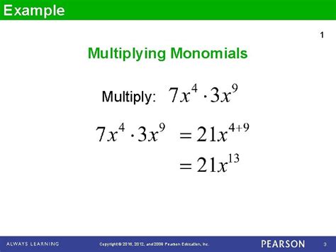 Chapter 5 Exponents And Polynomials Section 4 Multiplying
