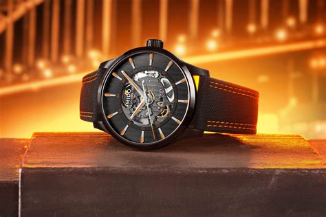 Introducing Orange And Black Mido Multifort Skeleton Vertigo