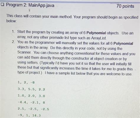 Solved This Is All Java It Is A Polynomial Storage And