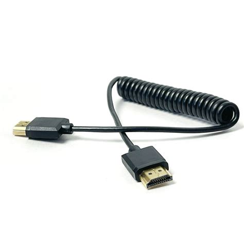 14 In 4 Ft Coiled Full Size Hdmi Cable 4k Standard Hdmi Type A F