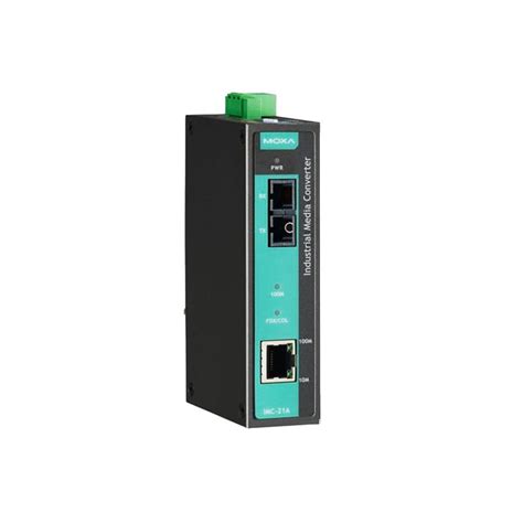 Imc 21a M Sc T Moxa Ethernet To Fiber Media Converters