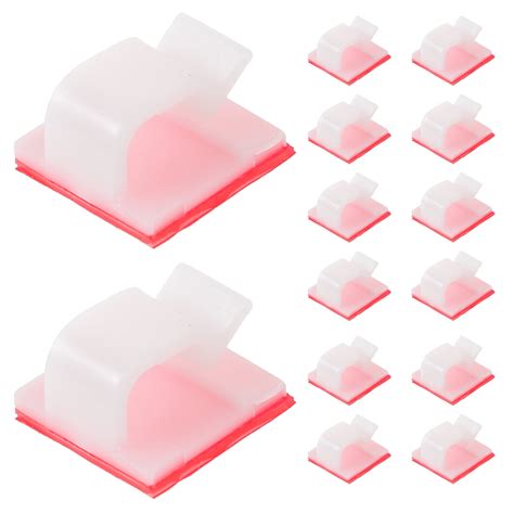 Itselfer 100pcs Wire Fixing Clamps Self Adhesive Wire Sorting Clip