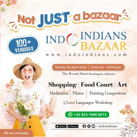 2 Weeks To Indoindians Bazaar Art Exhibition And Food Court