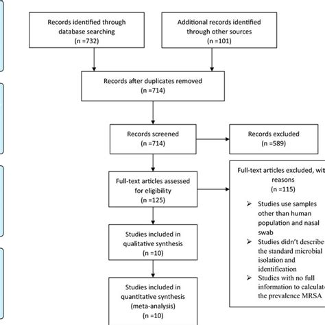 Prevalence Of Nasal Colonization Of Mrsa In Different Regions Of Download Scientific Diagram