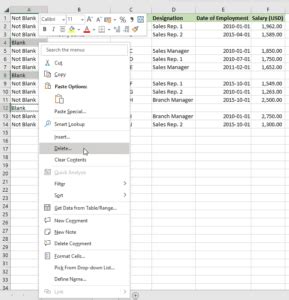 Remove Blank Rows In Excel 5 Ways VBA