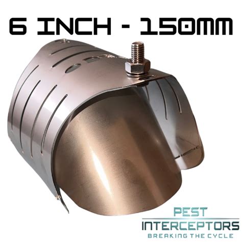 6 Inch Stainless Steel None Return Valve Rat Blocker Pest Interceptors