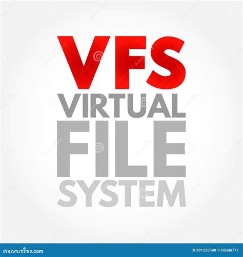 Vfs Virtual File System Is An Abstract Layer On Top Of A More