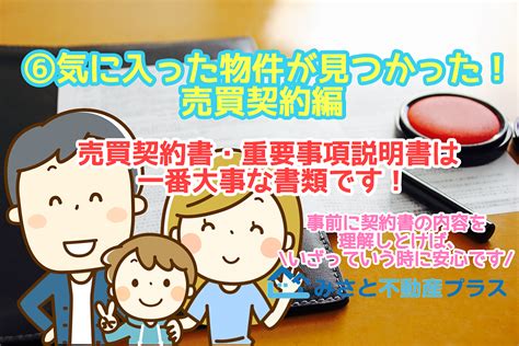 【みさと不動産プラス知っトク情報】⑥気に入った物件は見つかった売買契約の締結編