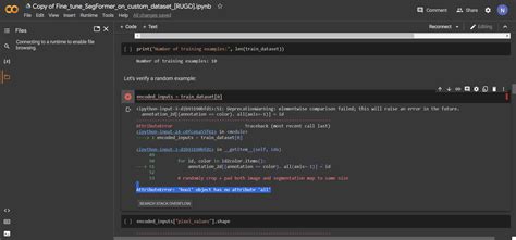 Getting Error While Fine Tuning Segformer Course Hugging Face Forums