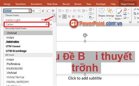 Cách Sửa Lỗi Font Chữ Trong Powerpoint Khi Tải Về