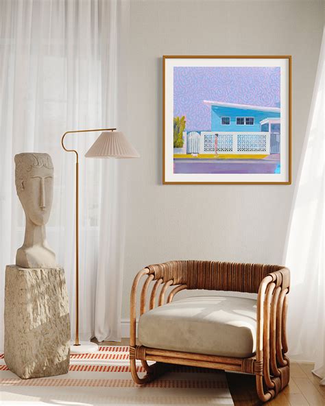 Blue Bungalow Steve Inglis Spilt Ink Print